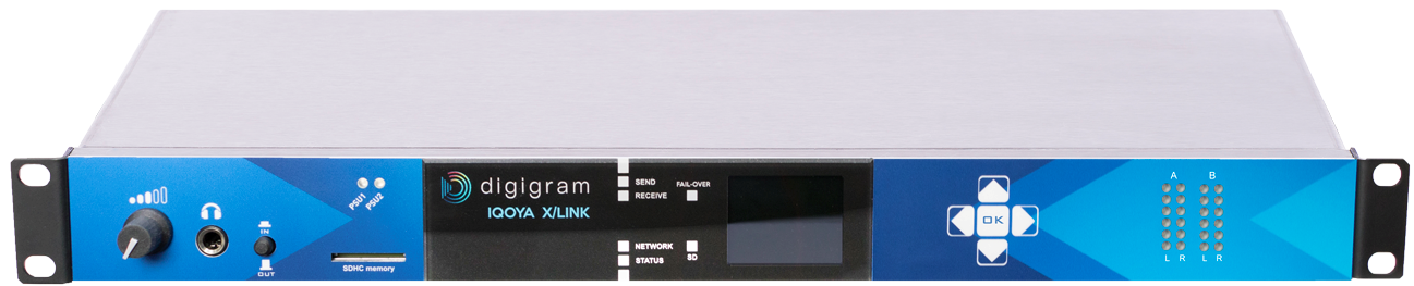 IQOYA X/LINK Digigram - Codec IP Audio - SL Technologie
