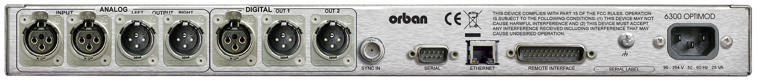 Optimod 6300 - orban - SL Technologie