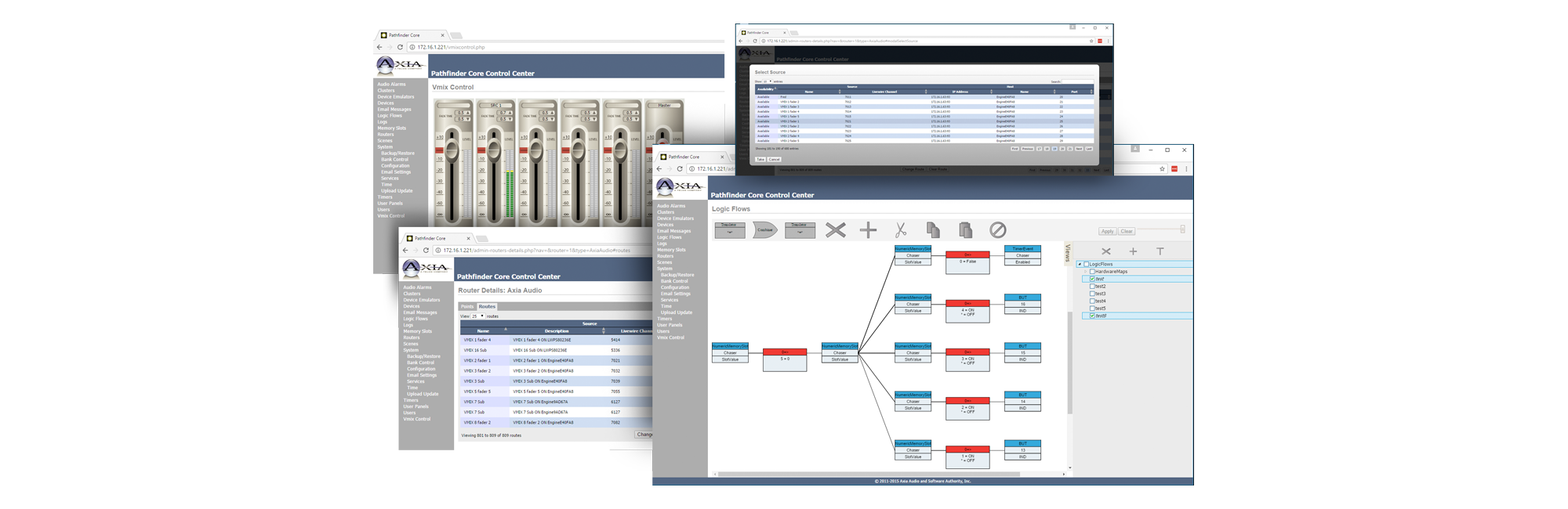 Pathfinder Core Pro Routage audio IP Livewire Axia - SL Technologie