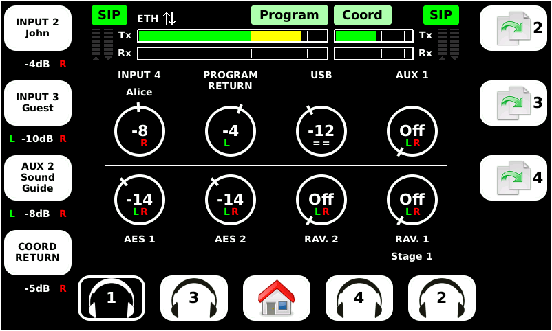 Scoop Team AETA Premium+ Codec audio IP de reportage 4 Positions - SL Technologie