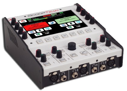Scoop Team AETA Premium+ Codec audio IP de reportage 4 Positions - SL Technologie