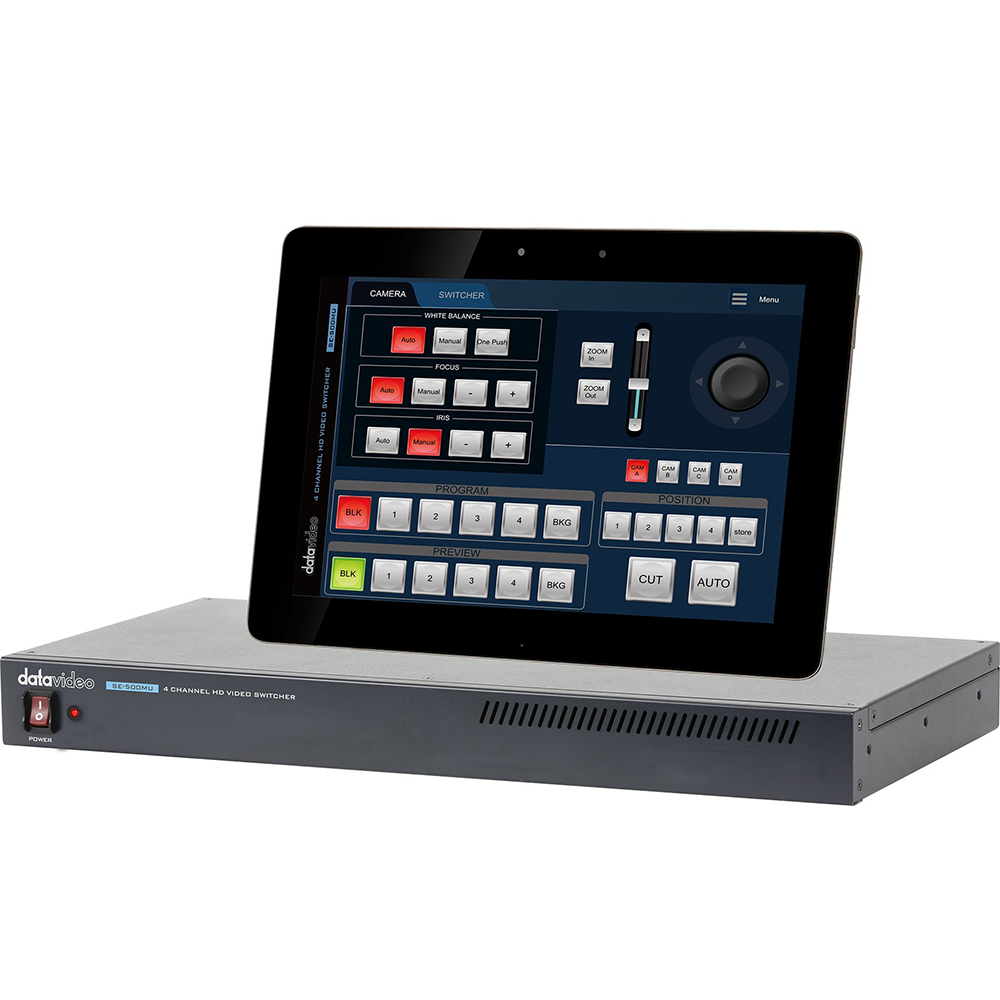 SE-500MU Datavideo Sélecteur vidéo HD 4 canaux - SL Technologie