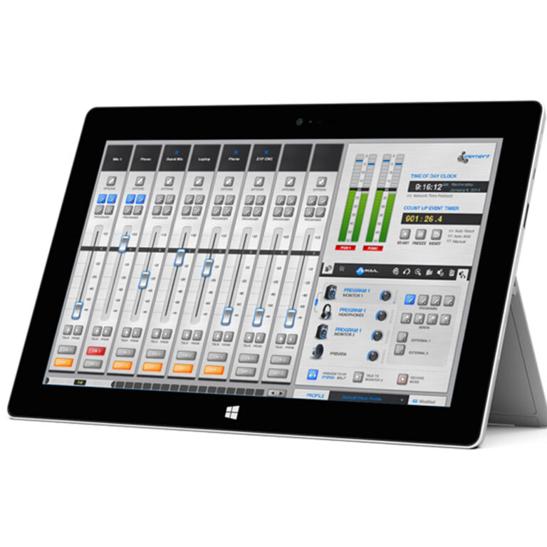 SoftSurface Axia Logiciel de pilotage de la console Fusion ou Element ...