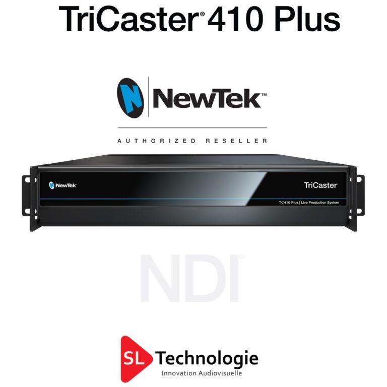 Tricaster TC410 Plus NewTek - SL Technologie Distributeur NewTek