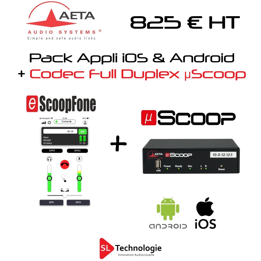 Pack ScoopTeam Premium + MicroScoop AETA - SL Technologie