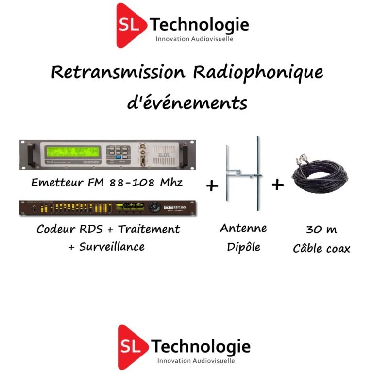 Retransmission Radiophonique d'événements - SL Technologie