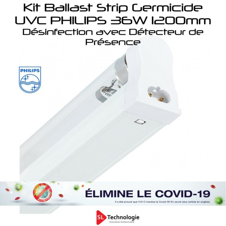 Kit Désinfection UV-C Tube 36W - SL Technologie