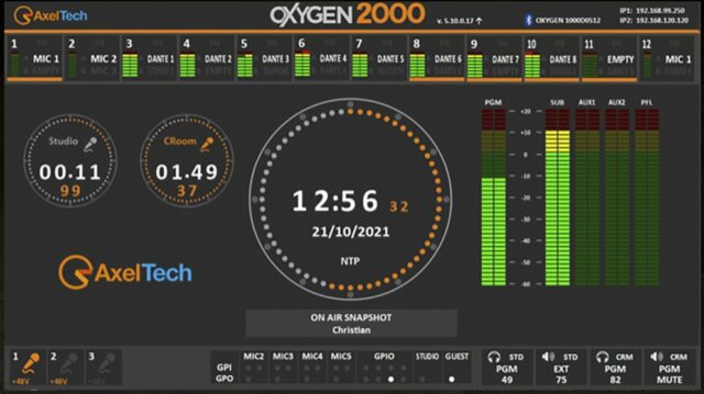 Pack Equipement Studio Radio FM/DAB+ WebRadio 5 Micros DANTE AES67 - SL Technologie
