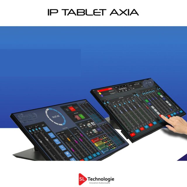 IP Tablet Axia Console de Mixage Virtuelle Telos Alliance - SL Technologie