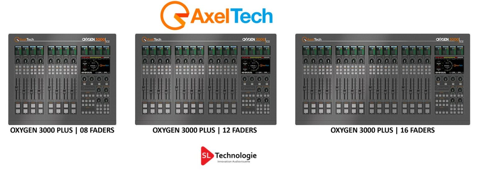 OXYGEN 3000 PLUS Axel Tech Console Audio Numérique AOiP - SL Technologie