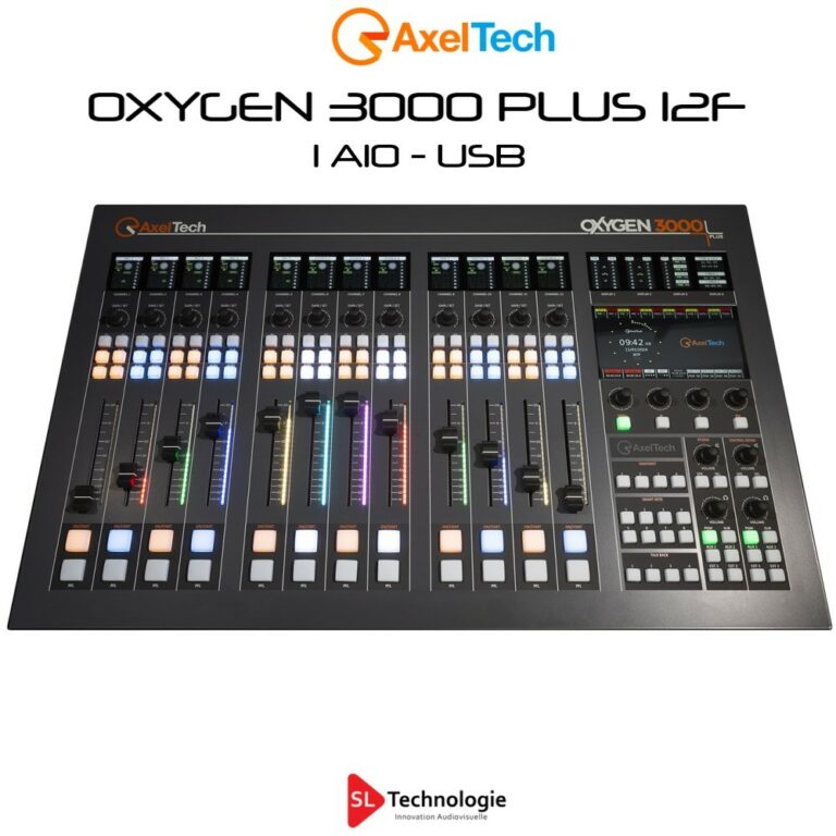 OXYGEN 3000 PLUS Axel Tech Console Audio Numérique AOiP - SL Technologie