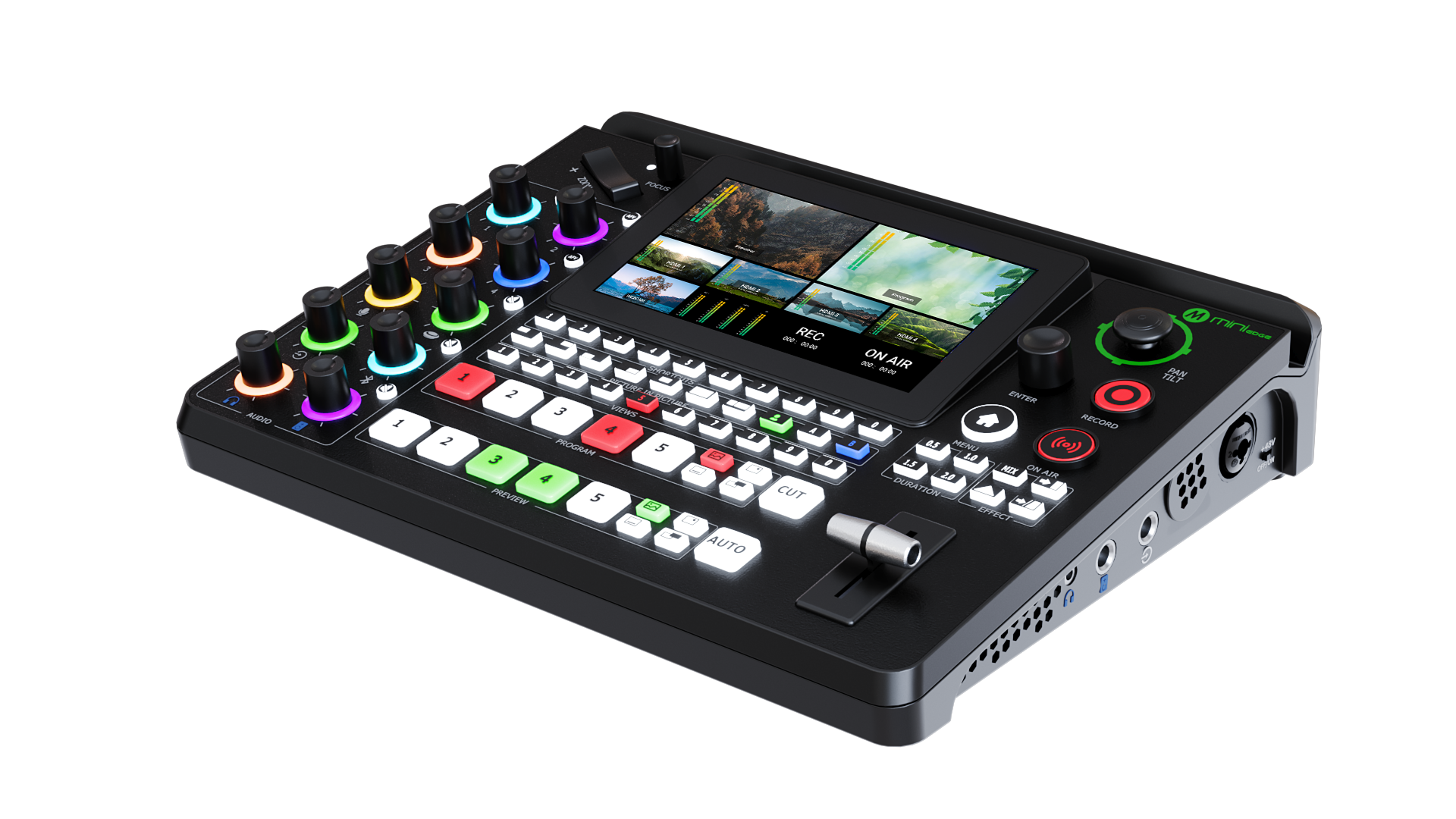 Bundle mini edge + 2 PTZ VUE CAMERA poe x20 RGBlink - SL Technologie